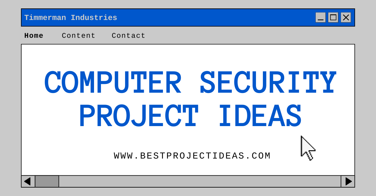 Informative 299+ Computer Security Project Ideas 2025-26 - Best Project ...